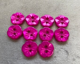 Pink Buttons - Etsy
