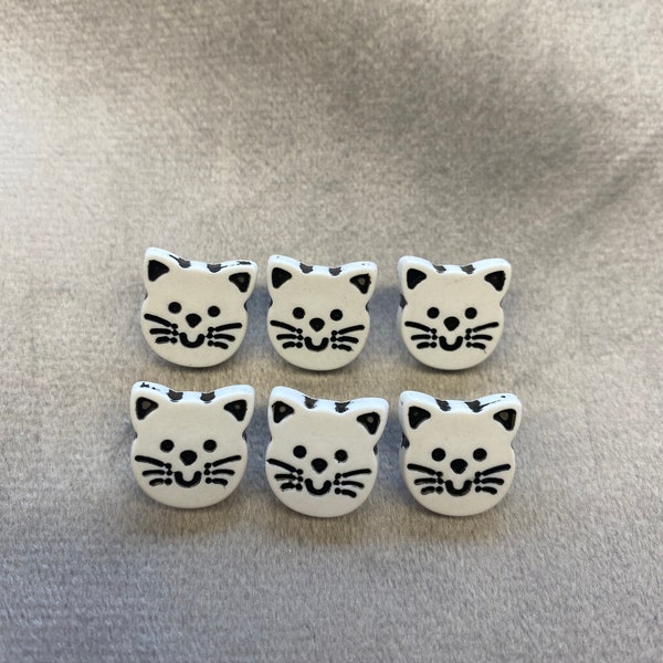 Cat Buttons - Etsy