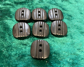 Black Square Buttons | Etsy