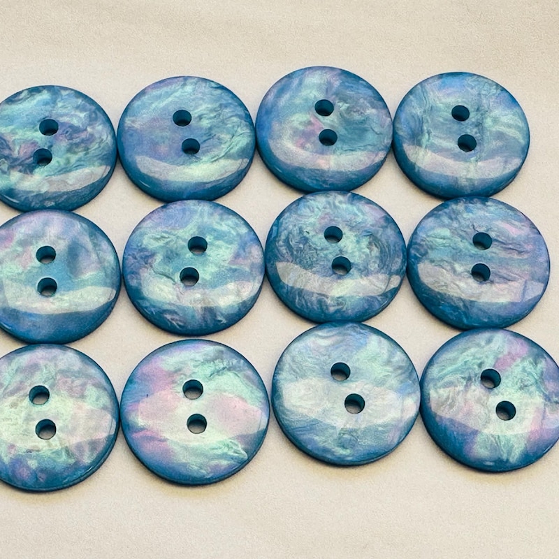 7/8 Buttons Fancy Blue - Etsy Australia