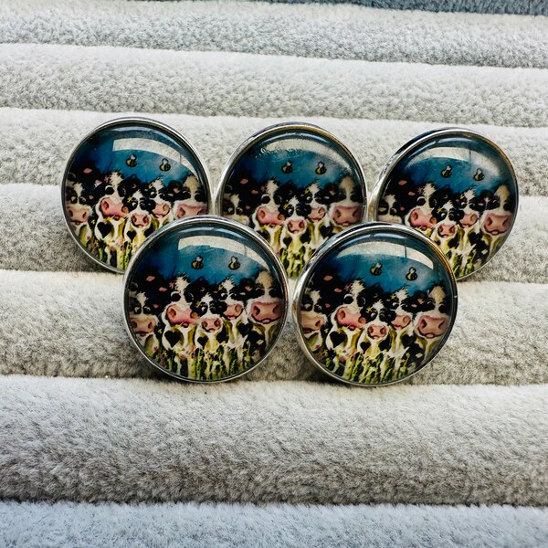Cow Buttons - Etsy
