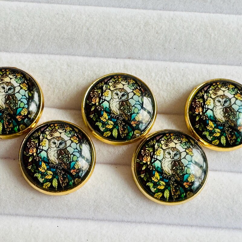Owl Buttons - Etsy