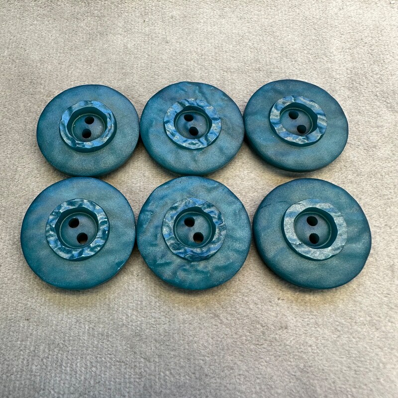 Teal Buttons - Etsy
