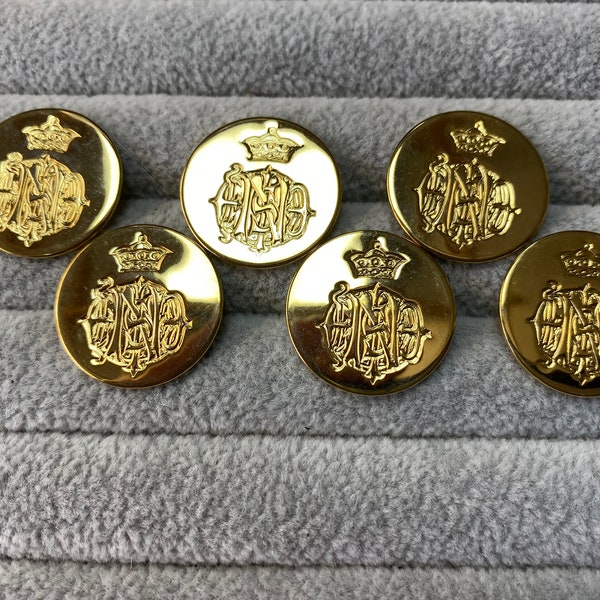 Gold Blazer Buttons - Etsy