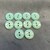 Teal Buttons 20mm a Set of 10 Faceted Dome Design on a Shank - Etsy