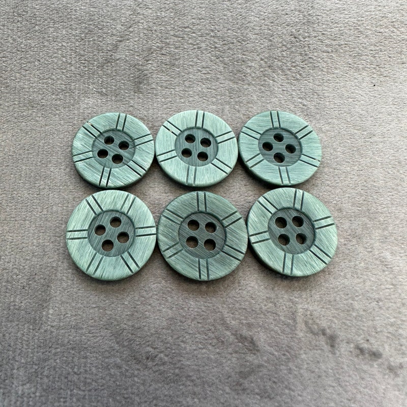 Green Buttons - Etsy