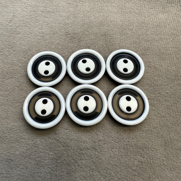 Two Tone Buttons - Etsy