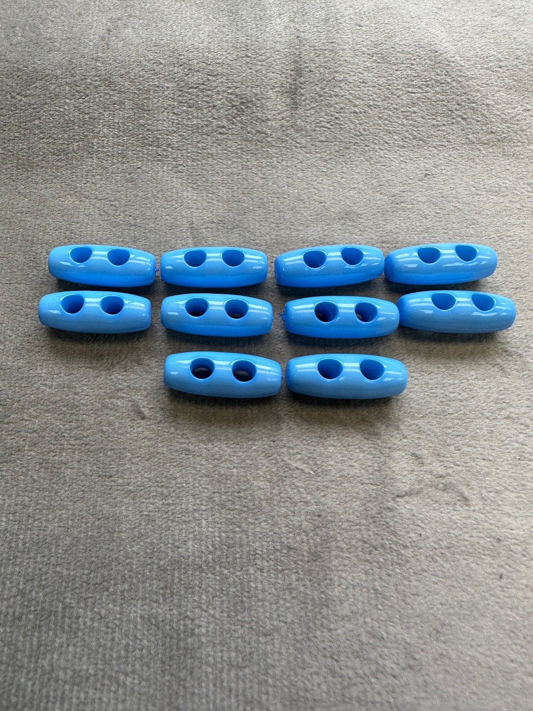 Toggle Buttons Blue 20mm a Set of 10 - Etsy