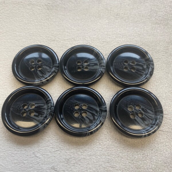 Black Coat Buttons - Etsy