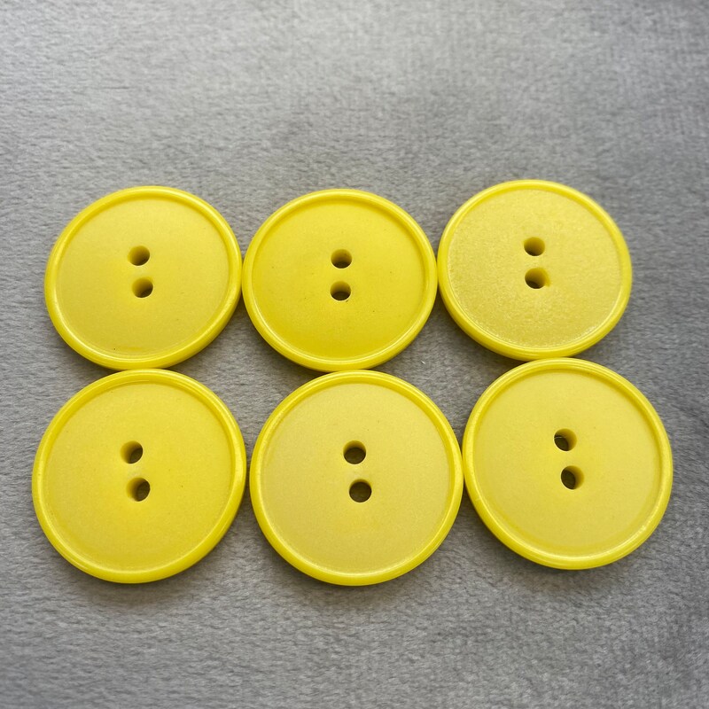Yellow 25 Mm Button - Etsy UK