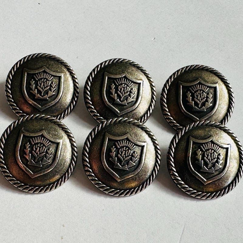 Thistle Buttons - Etsy UK