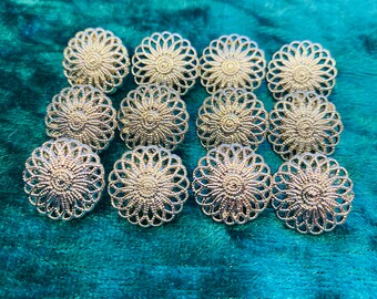Filigree Buttons | Etsy