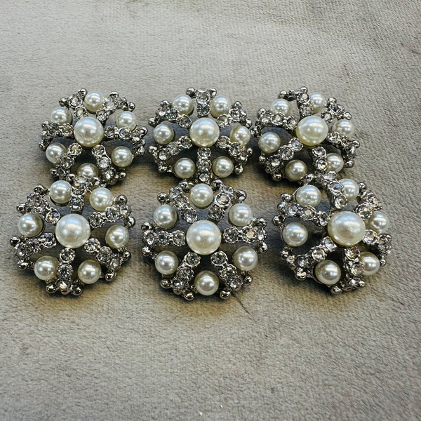 Faux Pearl Buttons - Etsy