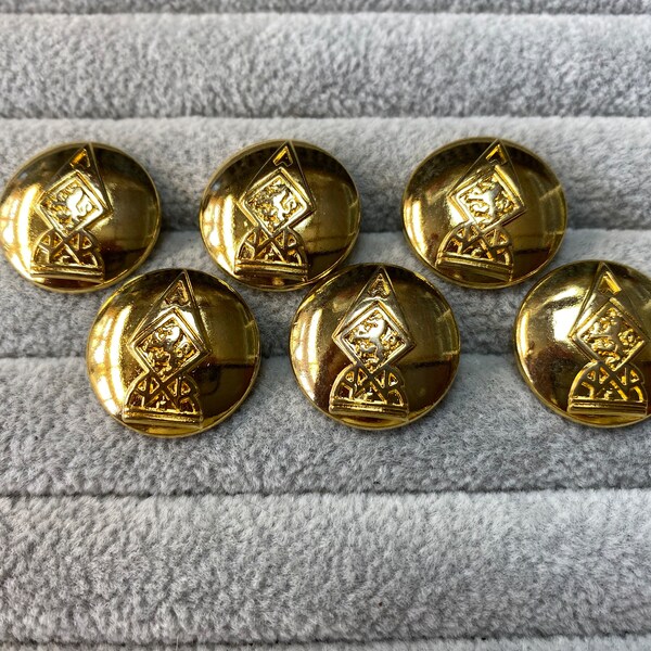 Gold Blazer Buttons - Etsy
