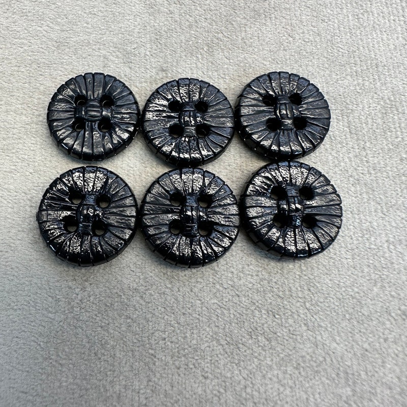 Faux Leather Buttons - Etsy