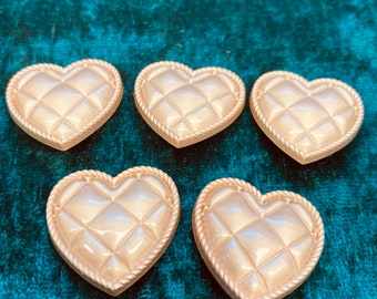 Gold Heart Buttons | Etsy