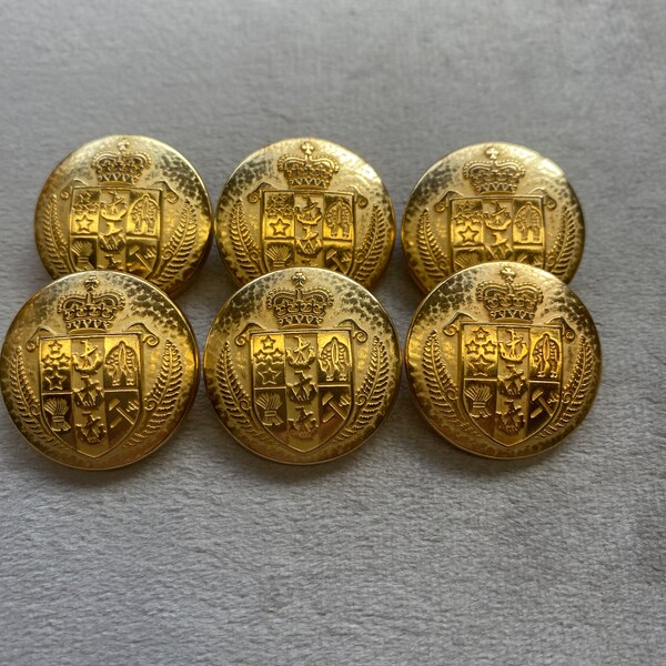 Gold Blazer Buttons - Etsy