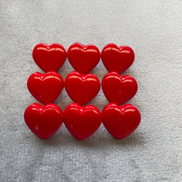 Heart Shape Buttons - Etsy