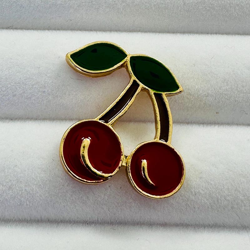Cherry Buttons - Etsy