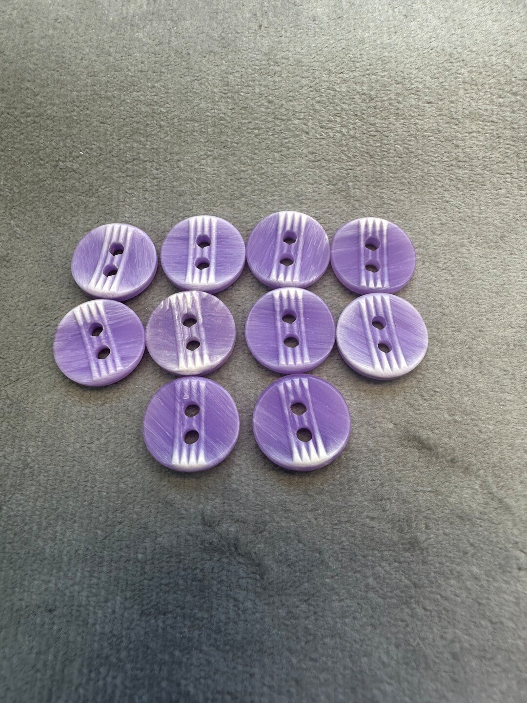 Lilac Buttons 13mm a Set of 10 Ombre Finish - Etsy