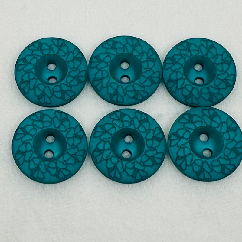 Teal Buttons - Etsy