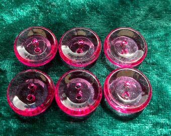 Hot Pink Buttons | Etsy