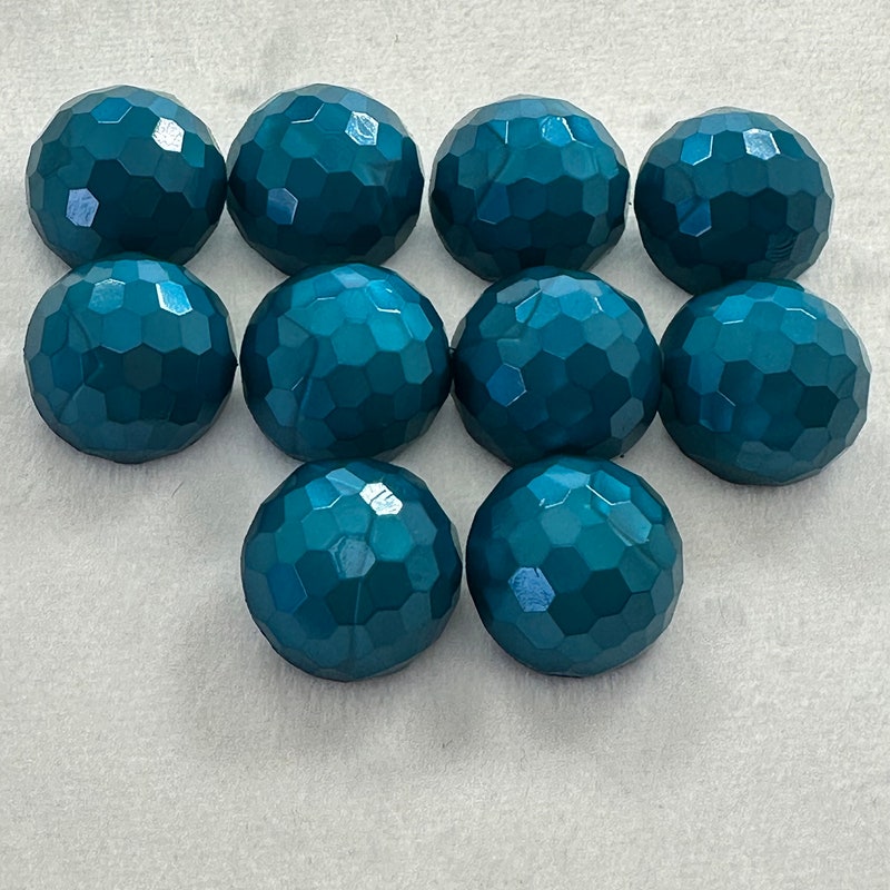 Teal Buttons - Etsy