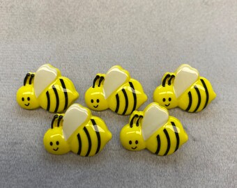 Bumble Bee Buttons - Etsy