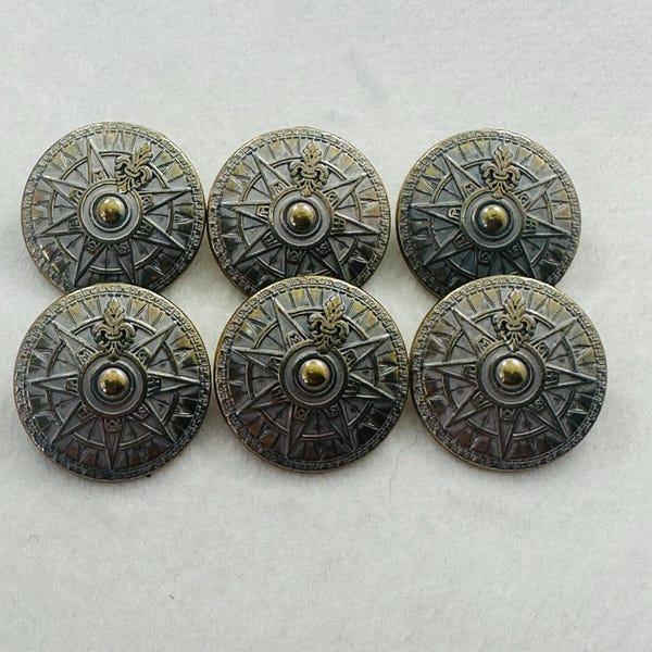 Silver Tone Buttons - Etsy