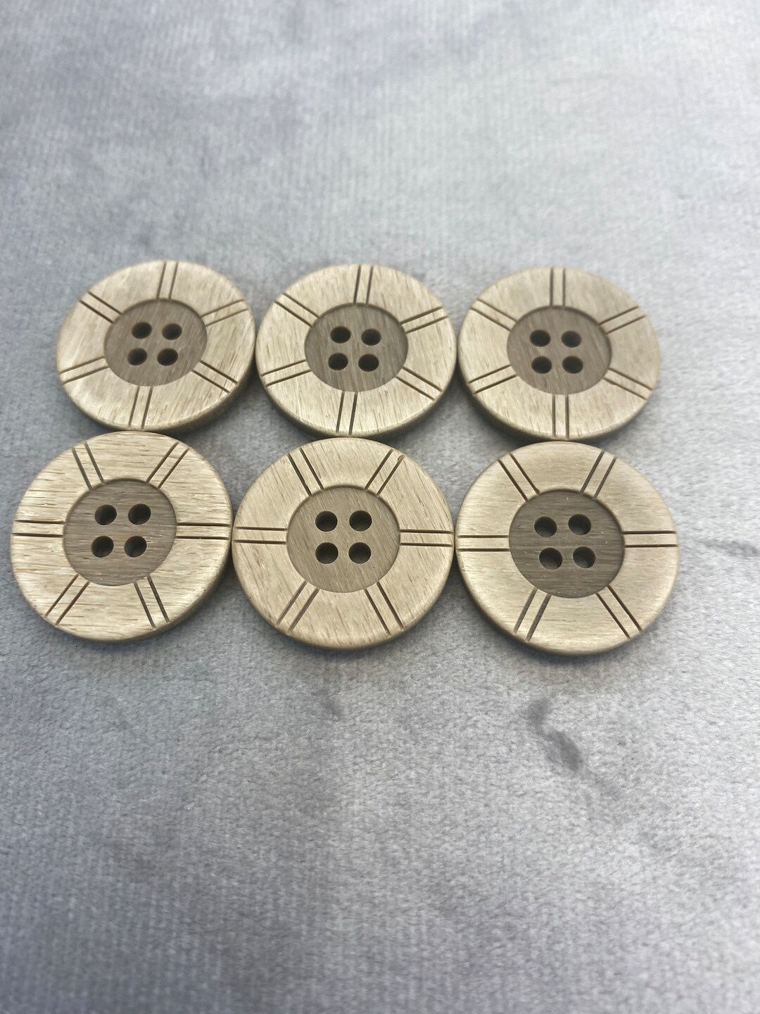 Ombre Buttons Brown Textured Design 22mm a Set of 6 - Etsy