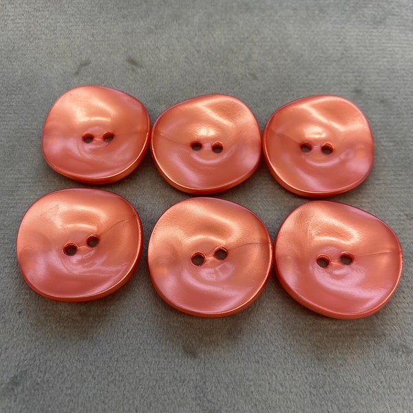 Coral Buttons - Etsy