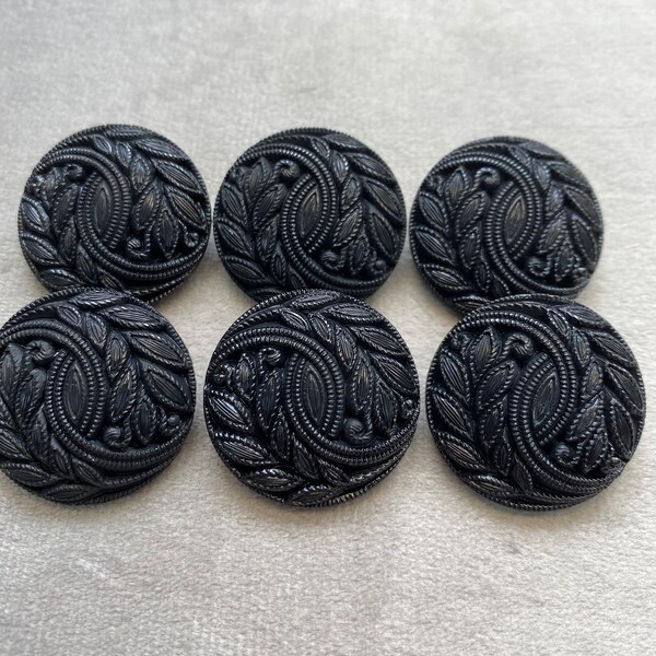 Black Matte Buttons - Etsy