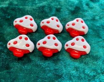 Toadstool Buttons - Etsy