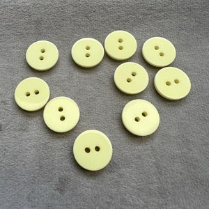 Flower Buttons Lemon Etched Design 15mm a Set of 10 - Etsy