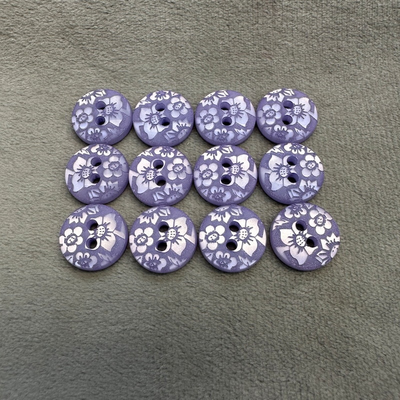 Embossed Buttons - Etsy