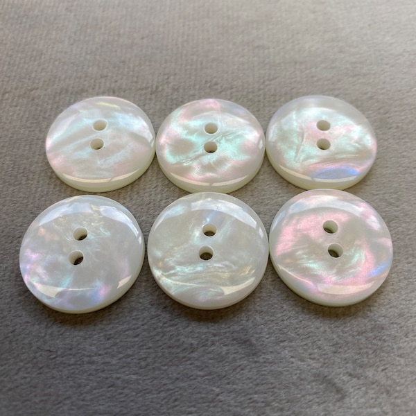 White Buttons - Etsy