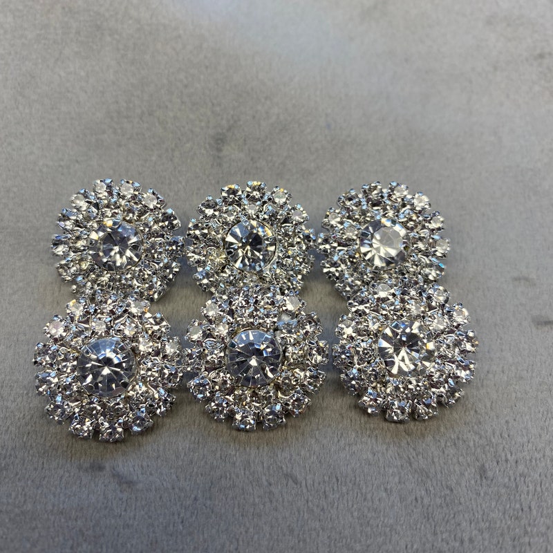 Silver Buttons - Etsy