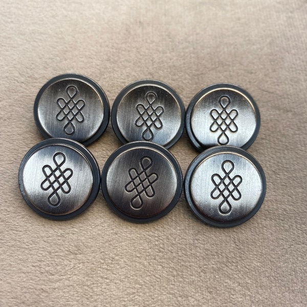 Gunmetal Buttons - Etsy