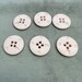 Peach Buttons 30mm a Set of 6 - Etsy