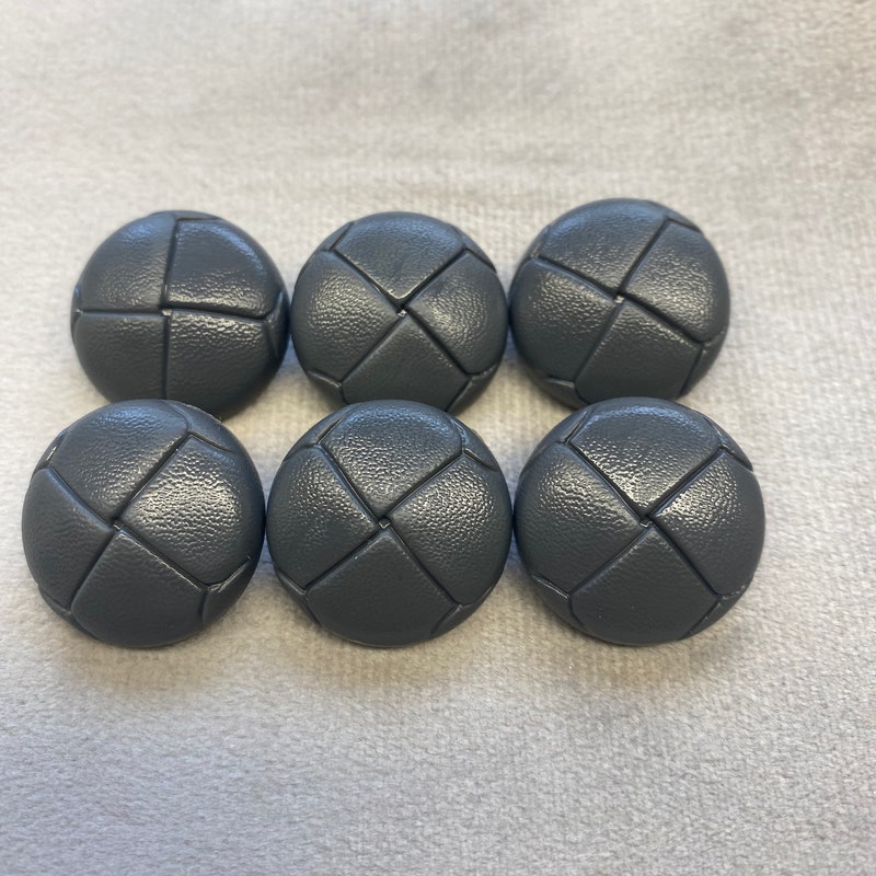 Leather Look Plastic Buttons - Etsy UK