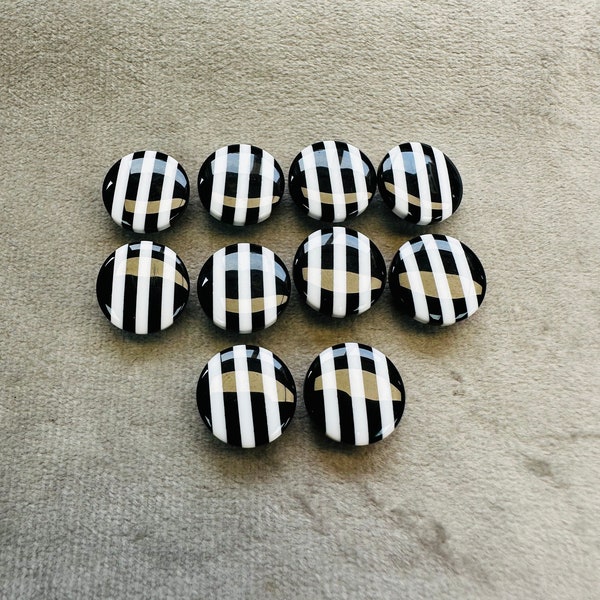 Striped Buttons - Etsy