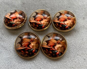 Dragon Buttons Knitting - Etsy