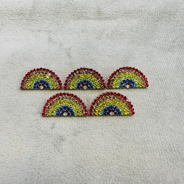 Rainbow Buttons - Etsy