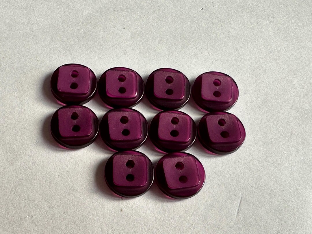 Berry Two-tone Buttons 13mm: Sewing & Fashion Design - Set of 10 - Etsy