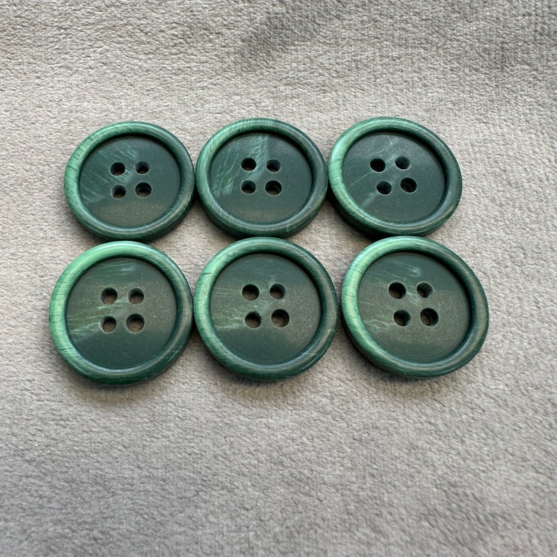 Green Buttons - Etsy