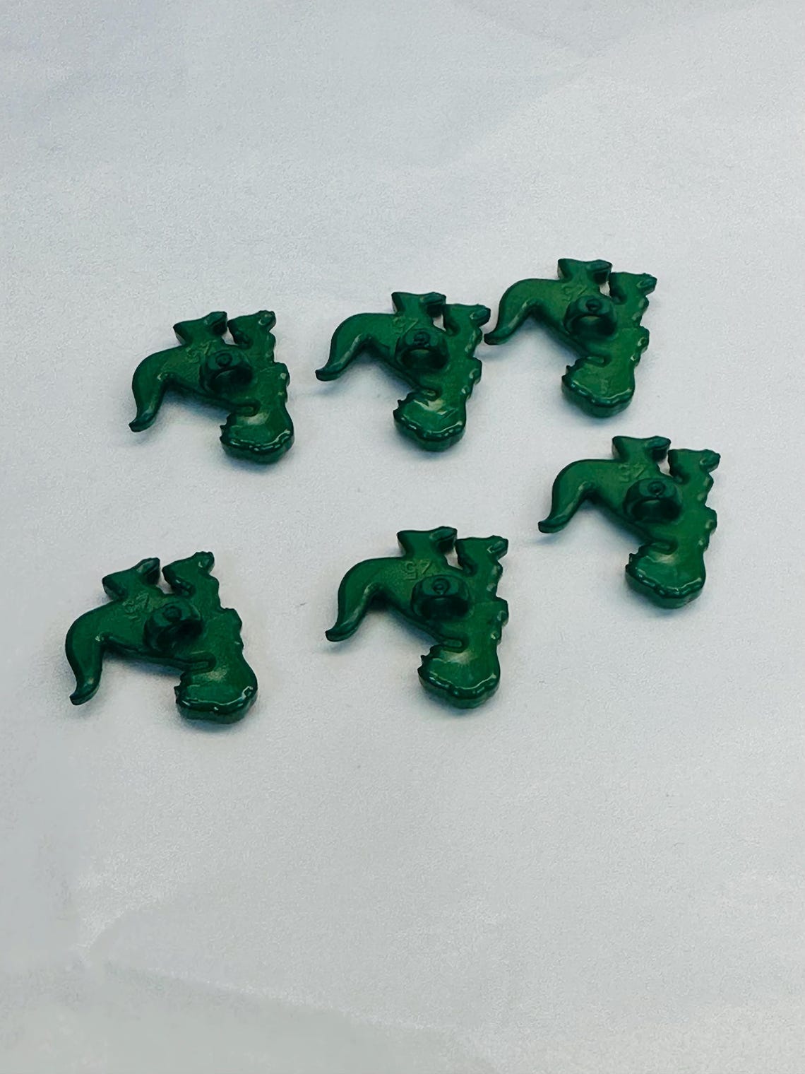 Dinosaur Buttons 20mm T-rex Design a Set of Six by Dill - Etsy