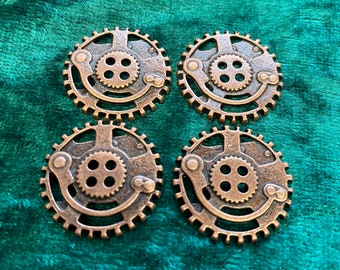 Steampunk Buttons | Etsy UK
