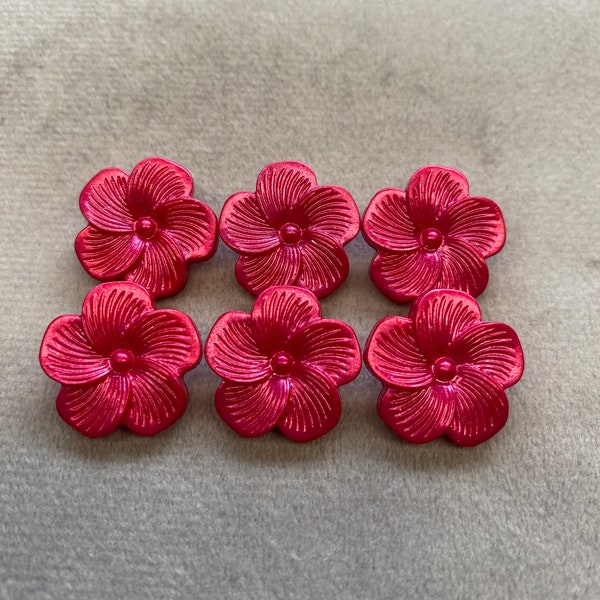 Hot Pink Buttons - Etsy