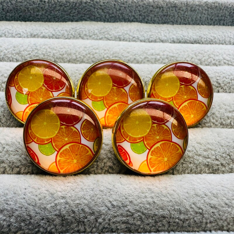 Fruit Buttons - Etsy