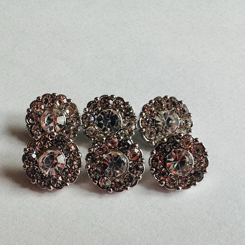 1/2 Rhinestone Buttons - Etsy UK